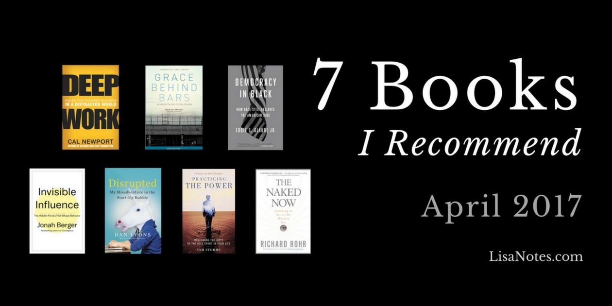 7 Books I Recommend - April 2017