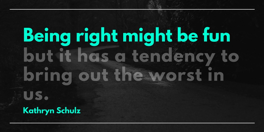 Being Right - Table of Contents