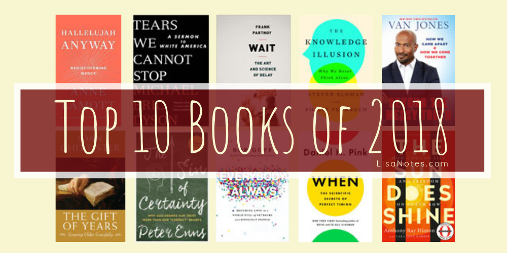 Top 10 Books I Recommend of 2018