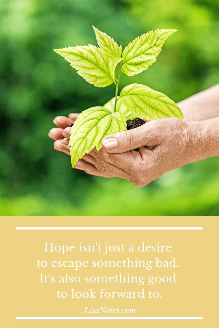 Hope, Not Just FROM Bad, but FOR Good