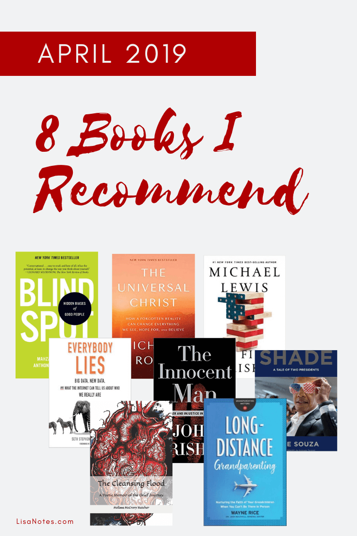 8 Books I Recommend + Video Review - April 2019