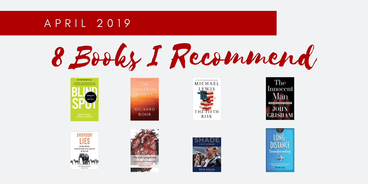 8 Books I Recommend + Video Review - April 2019