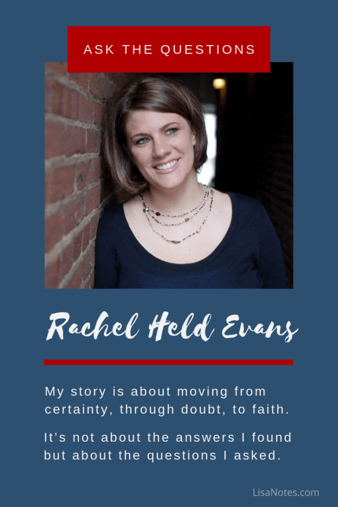 When We Lose Another Author - Goodbye, Rachel Held Evans