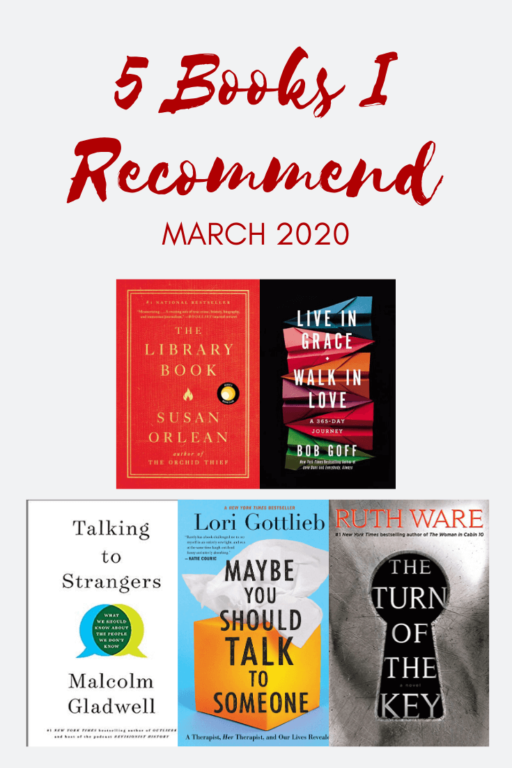 5 Books I Recommend - March 2020