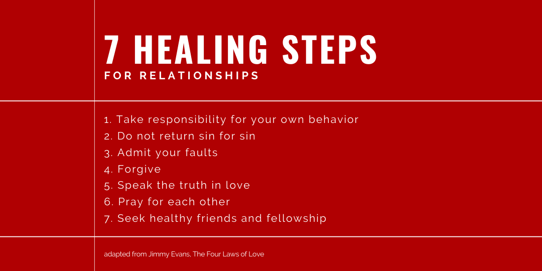 7 Healing Steps For Relationships
