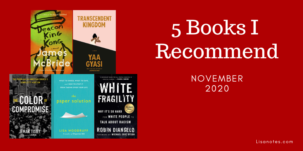 5 Books I Recommend—November 2020