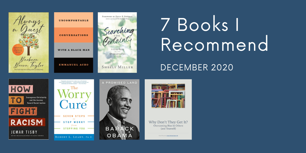 7 Books I Recommend—December 2020