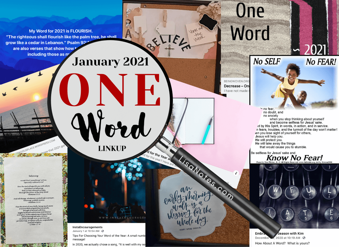 One Word 2021 Linkup—January