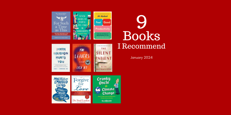 9 Books I Recommend—January 2024