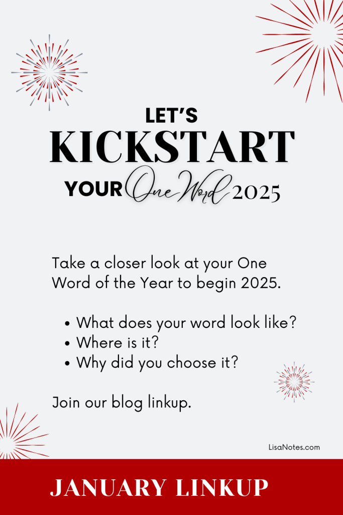 Let's Kickstart Your One Word Journey for 2025