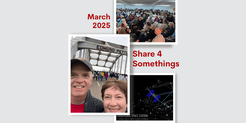 Share 4 Somethings - March 2025