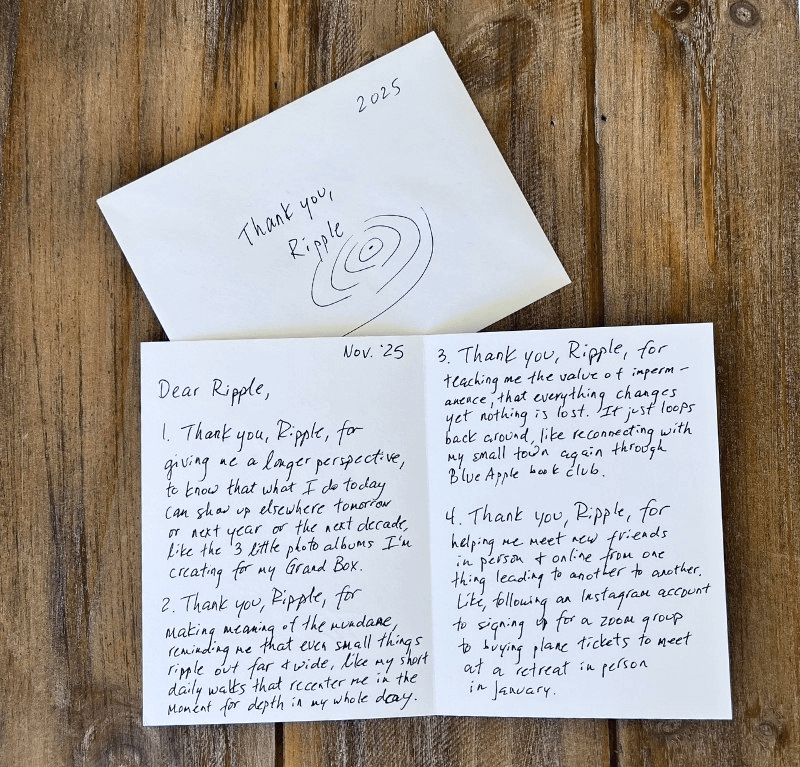 How to Thank Your One Word | November Gratitude Practice